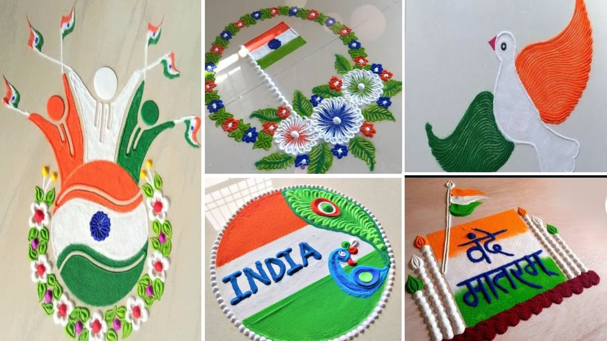 Rangoli Designs: भारत माता से अशोक चक्र तक... गणतंत्र दिवस पर बनाएं ये ...